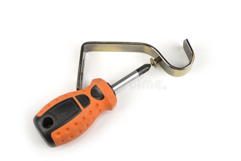 Short Phillips Screwdriver on a White Stock Image - Image of modern ...
