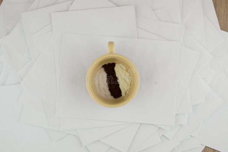 Disordered Papers, Clutter on a Desk Stock Image - Image of chaotic ...