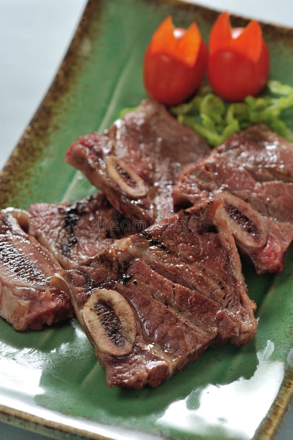 Short Rib stock photo. Image of style, fruit, japanese - 53643422