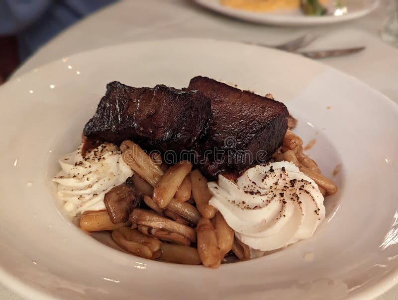 Short ribs pasta stock image. Image of lunch, breakfast - 265244727