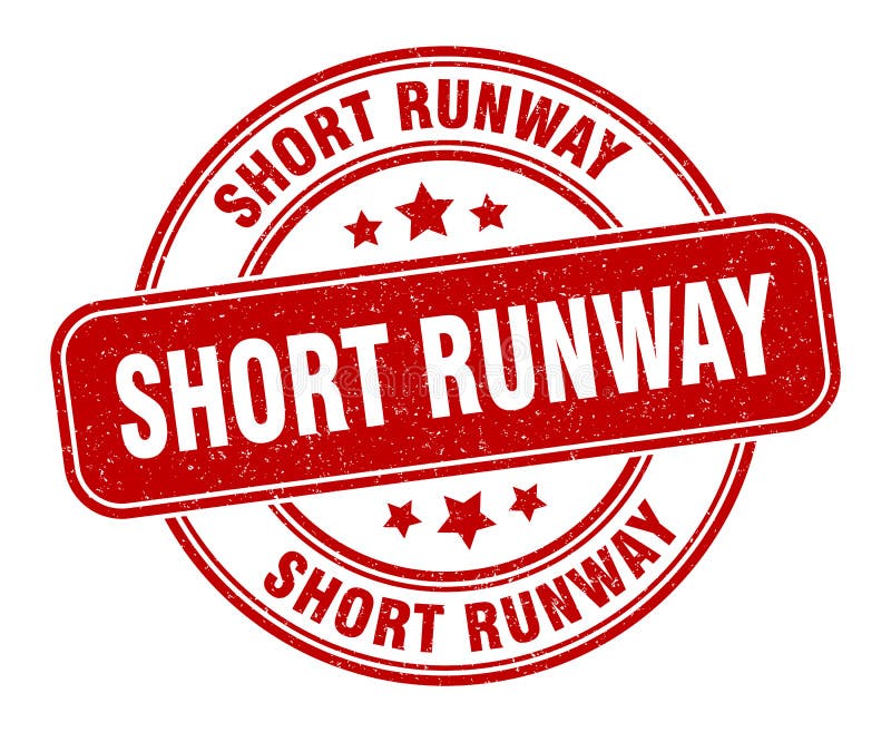 Short Runway Stamp. Short Runway Round Grunge Sign Stock Vector ...