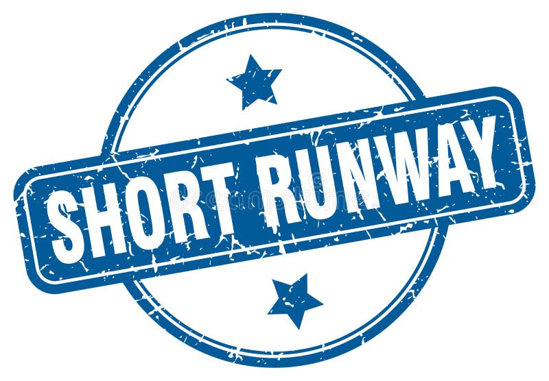 Short Runway Stamp. Short Runway Round Grunge Sign Stock Vector ...