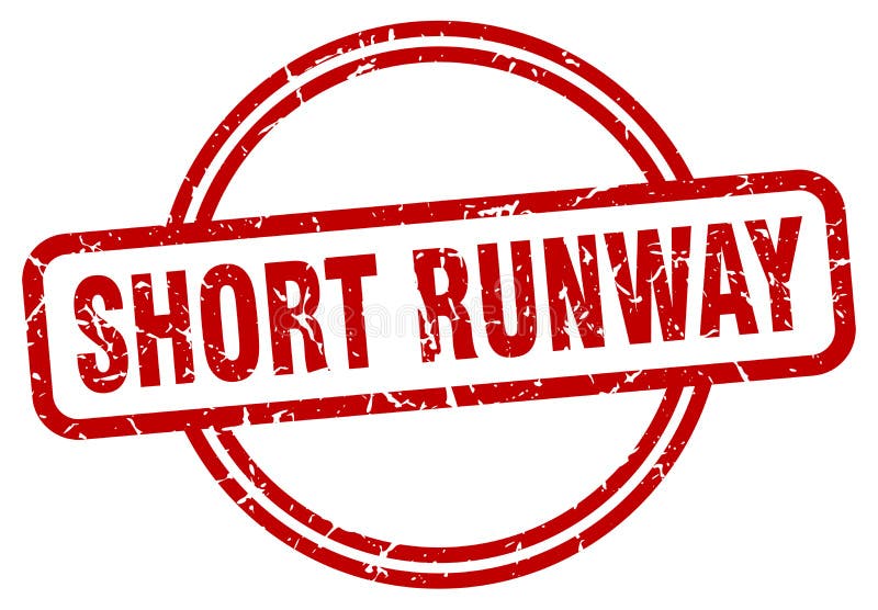 Short Runway Stamp. Short Runway Round Grunge Sign Stock Vector ...