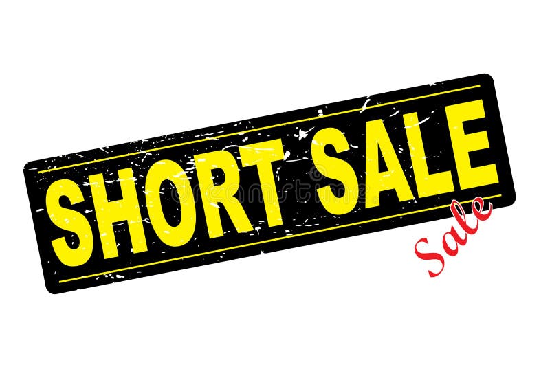 Short Sale - Home Sign stock illustration. Illustration of credit ...