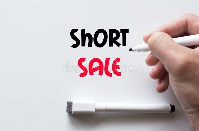 Short Sale Written on Whiteboard Stock Illustration - Illustration of ...