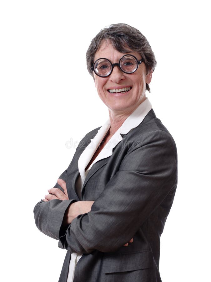 Short Sighted Middle Aged Woman Stock Photo - Image of ophthalmology ...