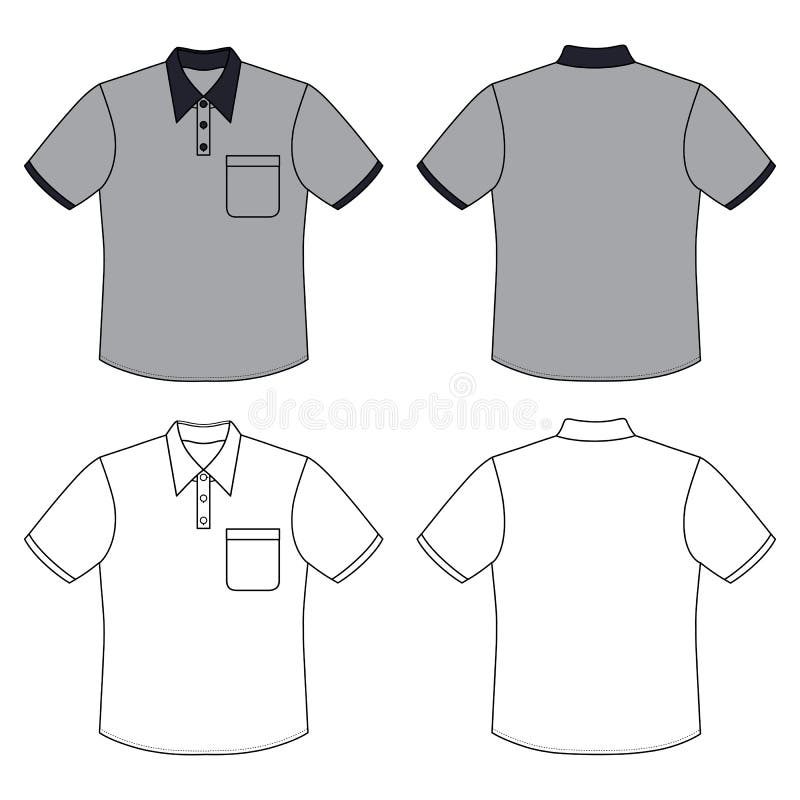 Buttoned Shirt Stock Illustrations 223 Buttoned Shirt Stock