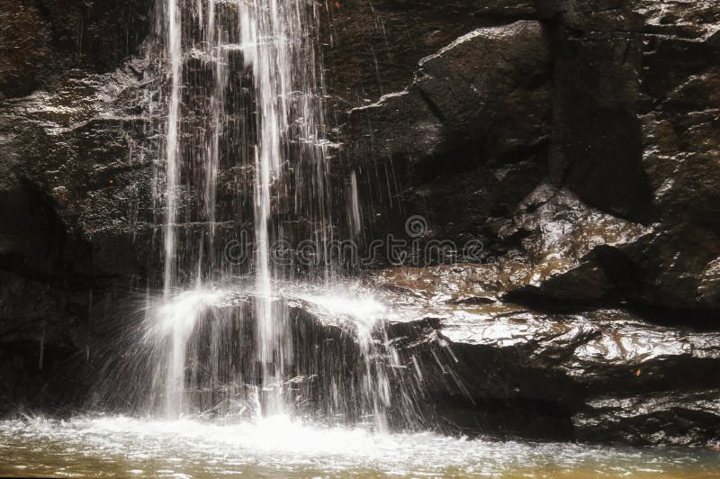 Short Soft Waterfall Splash Stock Photo - Image of nature, landscape ...