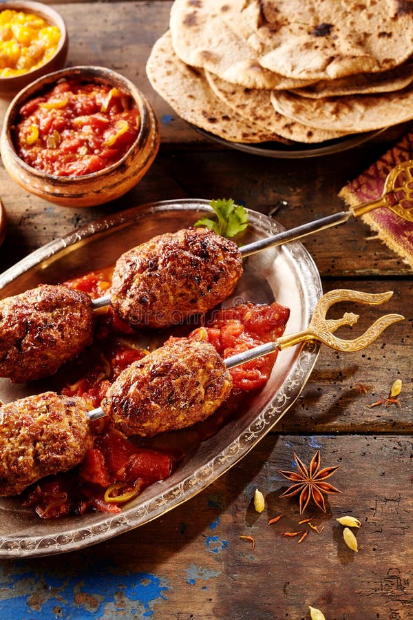 Short Stack of Toasted Indian Flat Chapati Bread Stock Photo - Image of ...