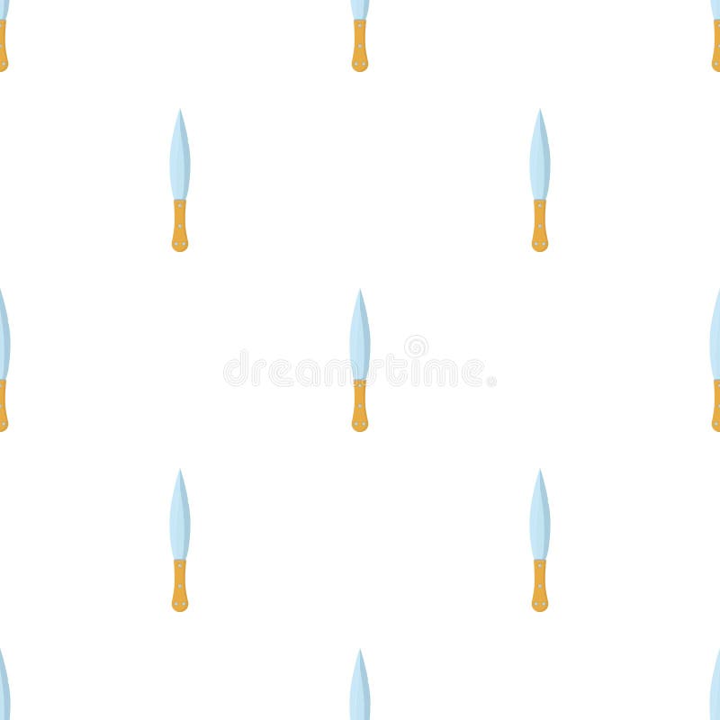 Short Steel Two Edged Sword Pattern Seamless Vector Stock Vector ...