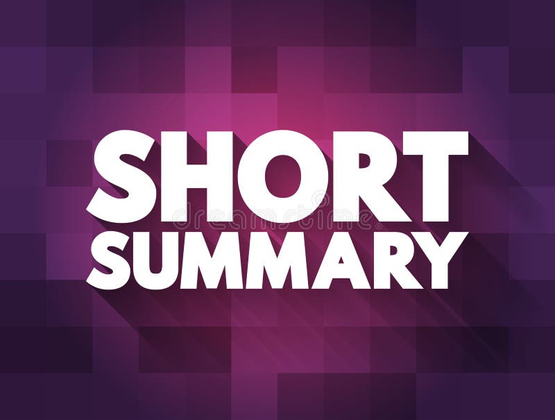 Short Summary Stock Illustrations – 701 Short Summary Stock ...