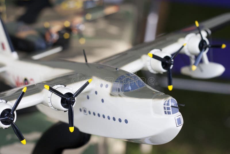 Short Sunderland Flying Boat Stock Image - Image of realistic, military ...