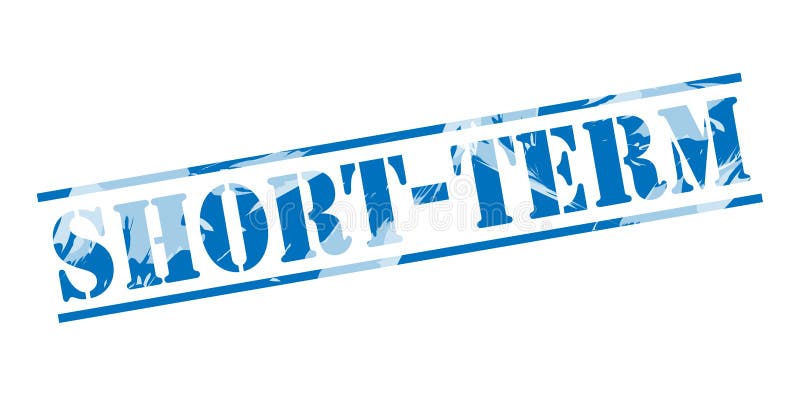 Short term blue stamp stock illustration. Illustration of isolated ...