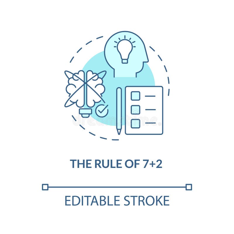 Short Term Memory Turquoise Concept Icon Stock Vector - Illustration of ...