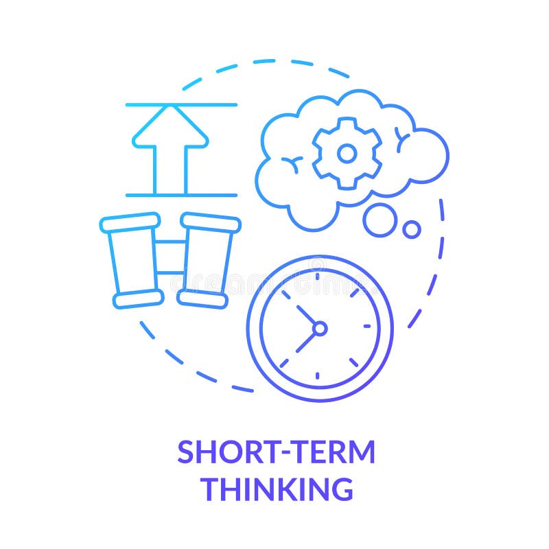 Short Term Thinking Stock Illustrations – 98 Short Term Thinking Stock ...