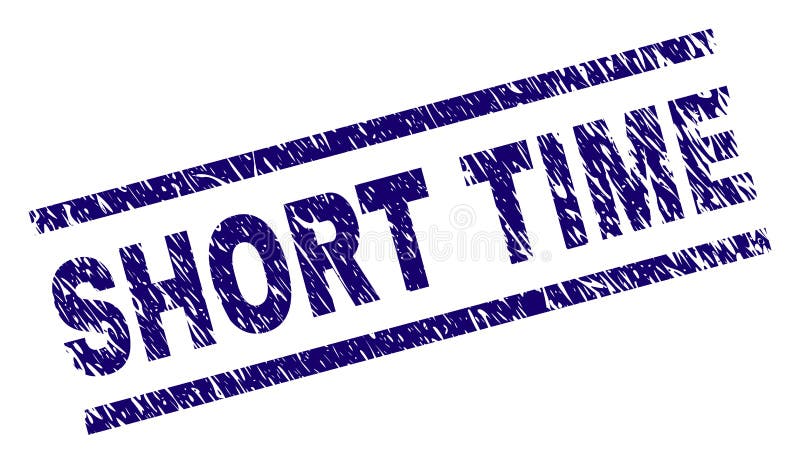 Scratched Textured SHORT TIME Stamp Seal Stock Vector - Illustration of ...