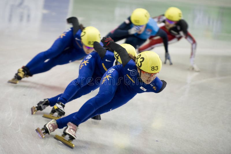 Short Track - Motion blur editorial stock photo. Image of fast - 8748038