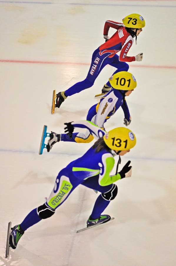 European Short Track Speed Skating Championship Editorial Stock Image ...