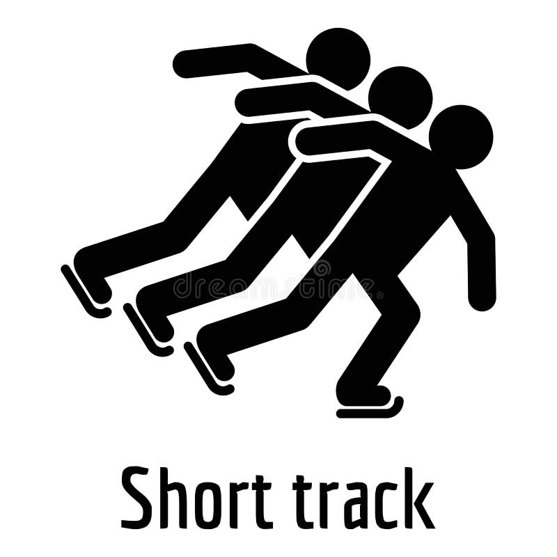 Short Track Icon, Simple Style. Stock Vector - Illustration of halfpipe ...