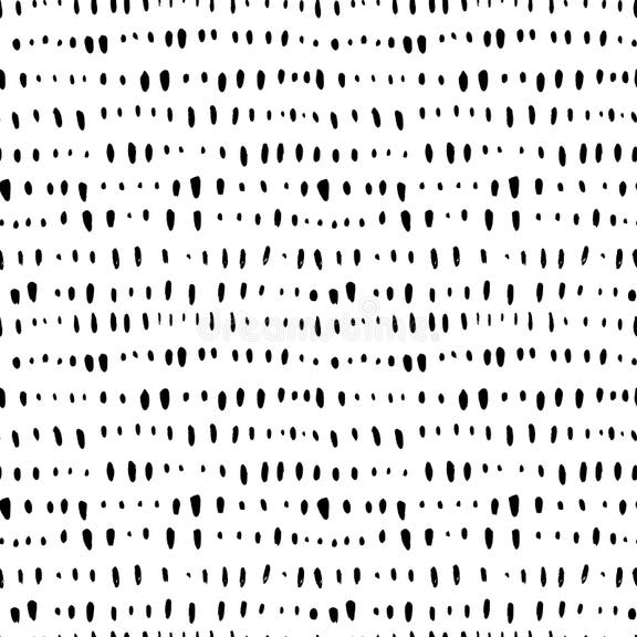 Short Vertical Lines Hand Drawn Seamless Pattern. Stock Vector ...