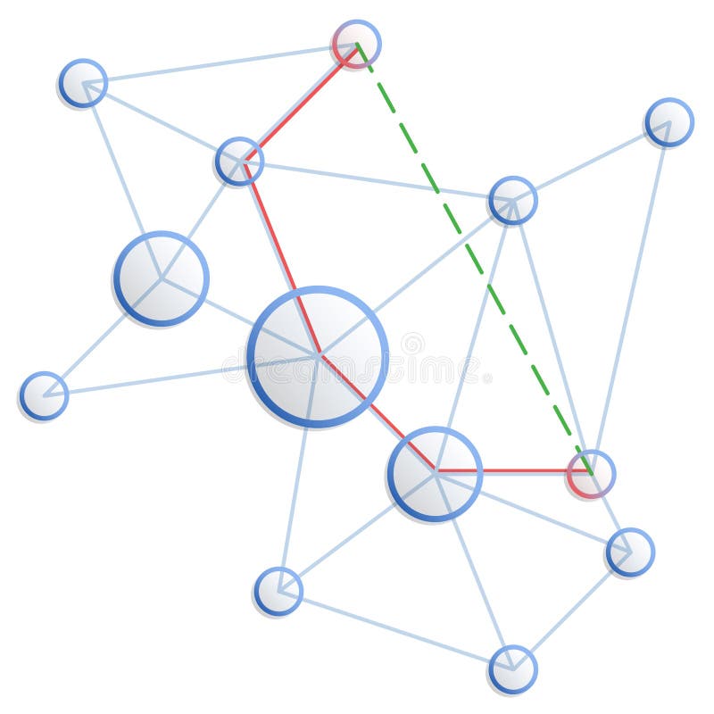 Shortest Path Stock Illustrations – 239 Shortest Path Stock ...