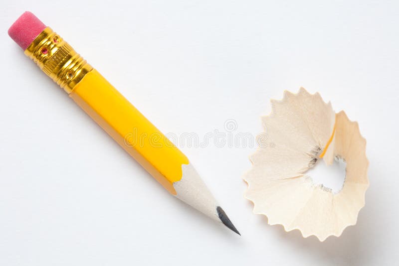 Short yellow pencil stock image. Image of writing, limited - 377021