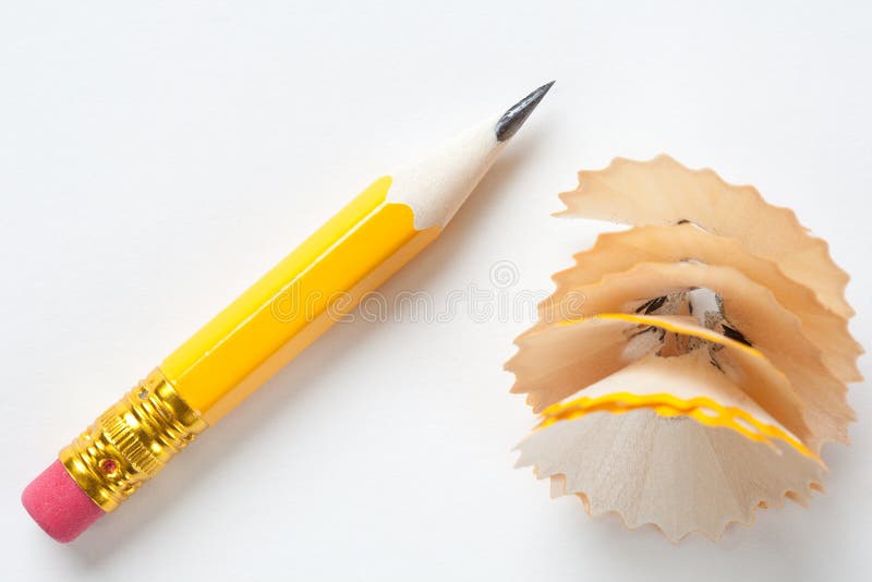 Pencil Shavings stock image. Image of office, brainstorm - 7709