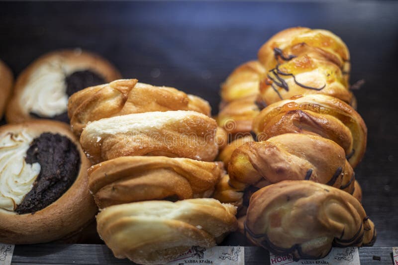Shortbread Cakes with Different Fillings Stock Photo - Image of crumbly ...