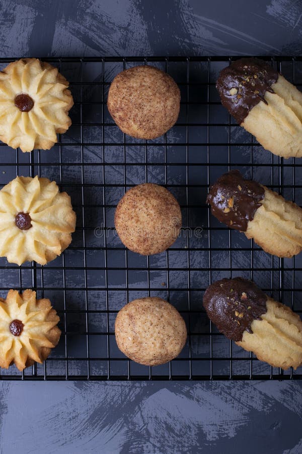 Shortbread assortment stock photo. Image of topping, sugar - 27558658