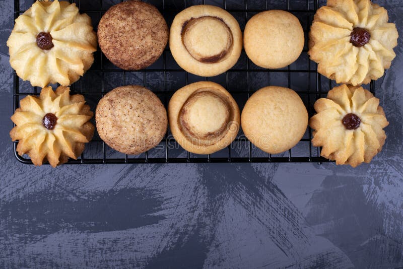 Shortbread assortment stock photo. Image of topping, sugar - 27558658