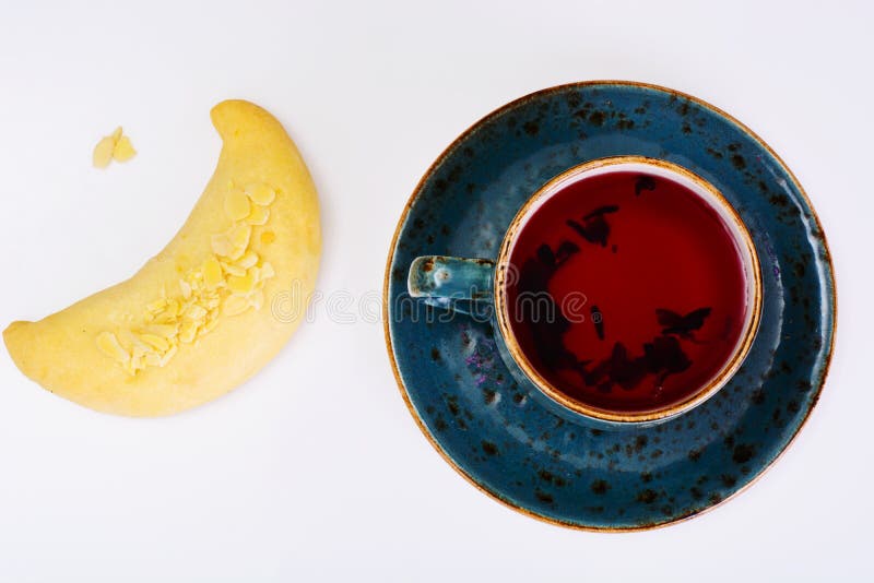 Shortbread Cookies in the Form of the Moon Stock Photo - Image of taste ...