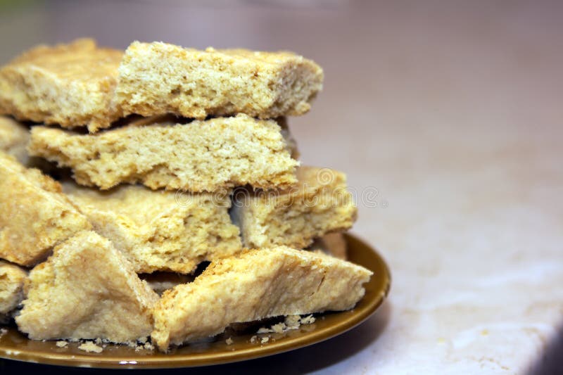 Shortbread dough sliced stock photo. Image of shortbread - 46548398