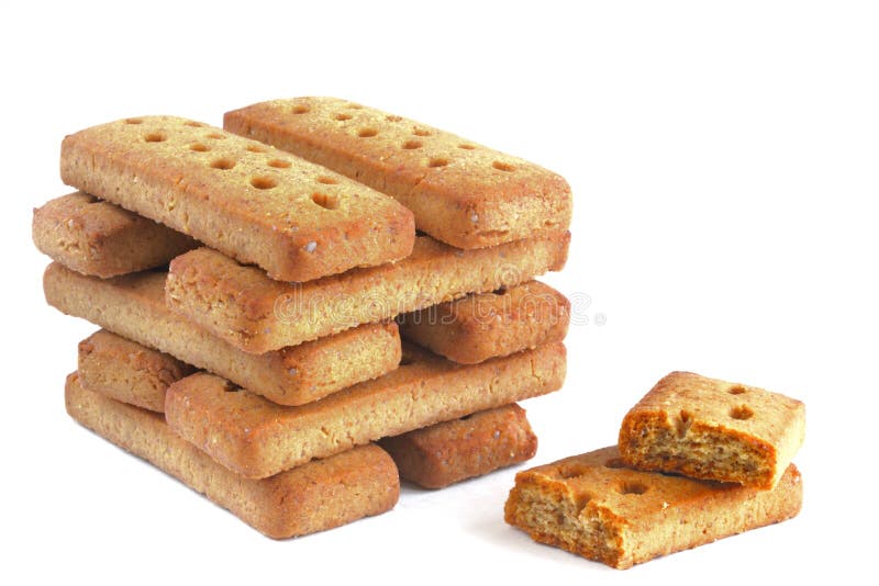 Shortbread Isolated White Background Stock Photo - Image of table ...