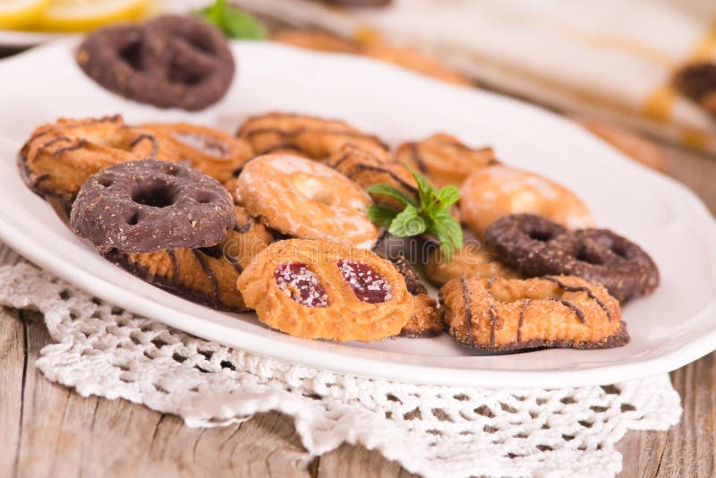 Shortcrust Pastry Biscuits. Stock Photo - Image of gastronomy, biscuits ...
