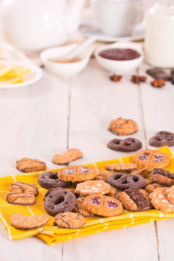 Shortcrust Pastry Biscuits. Stock Photo - Image of culinary, fresh ...