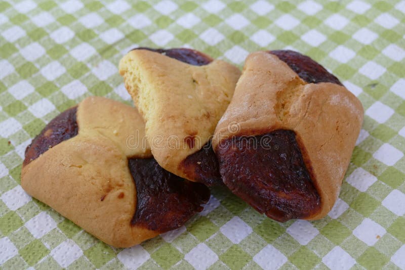 Biscuits with fruit jam stock image. Image of short - 240089433