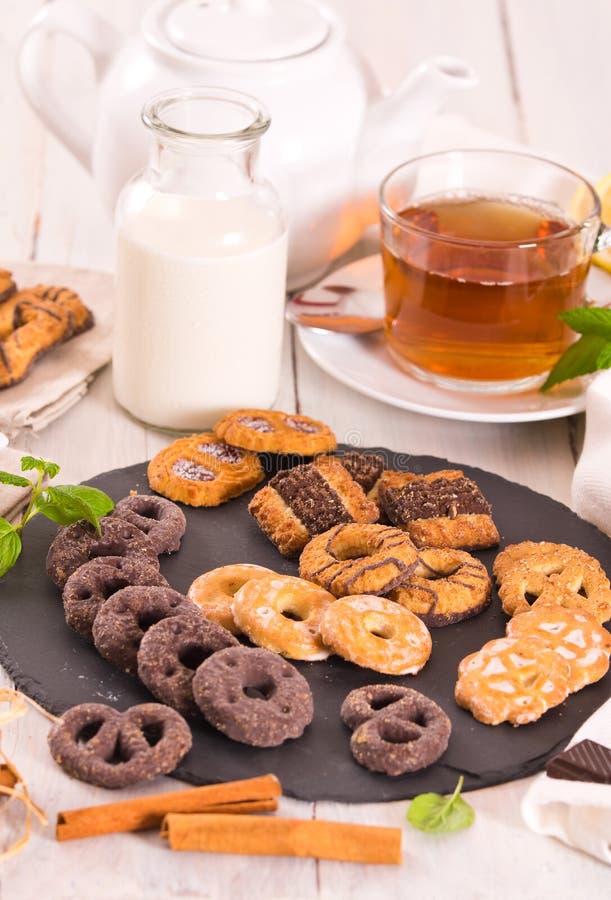Shortcrust Pastry Biscuits. Stock Image - Image of delicious, biscuit ...