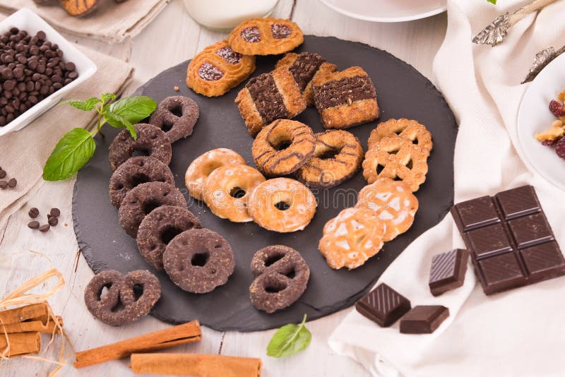 Shortcrust Pastry Biscuits. Stock Photo - Image of gastronomy, frosting ...