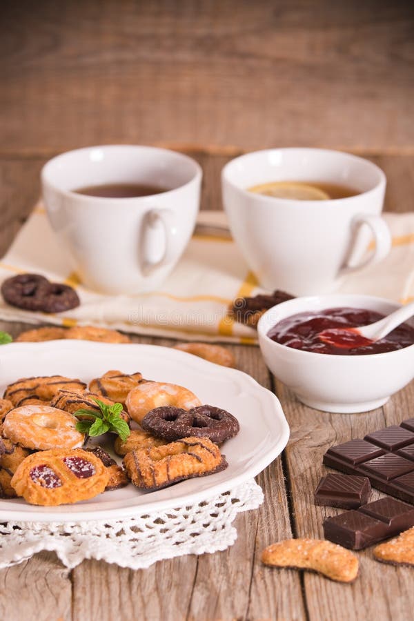 Shortcrust Pastry Biscuits. Stock Photo - Image of cookie, dessert ...