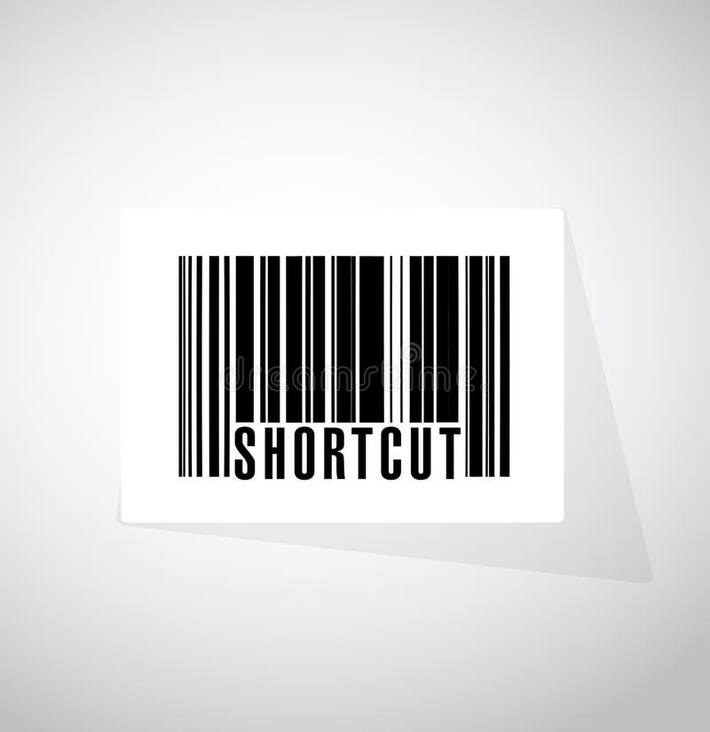 Shortcut Barcode Sign Concept Illustration Stock Illustration ...