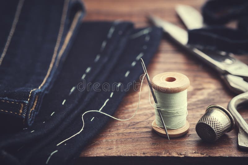 Spool of thread stock image. Image of clothing, isolated - 19132139