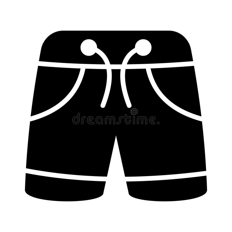 Shorts Icon in Modern Style, Beachwear Vector Stock Vector ...