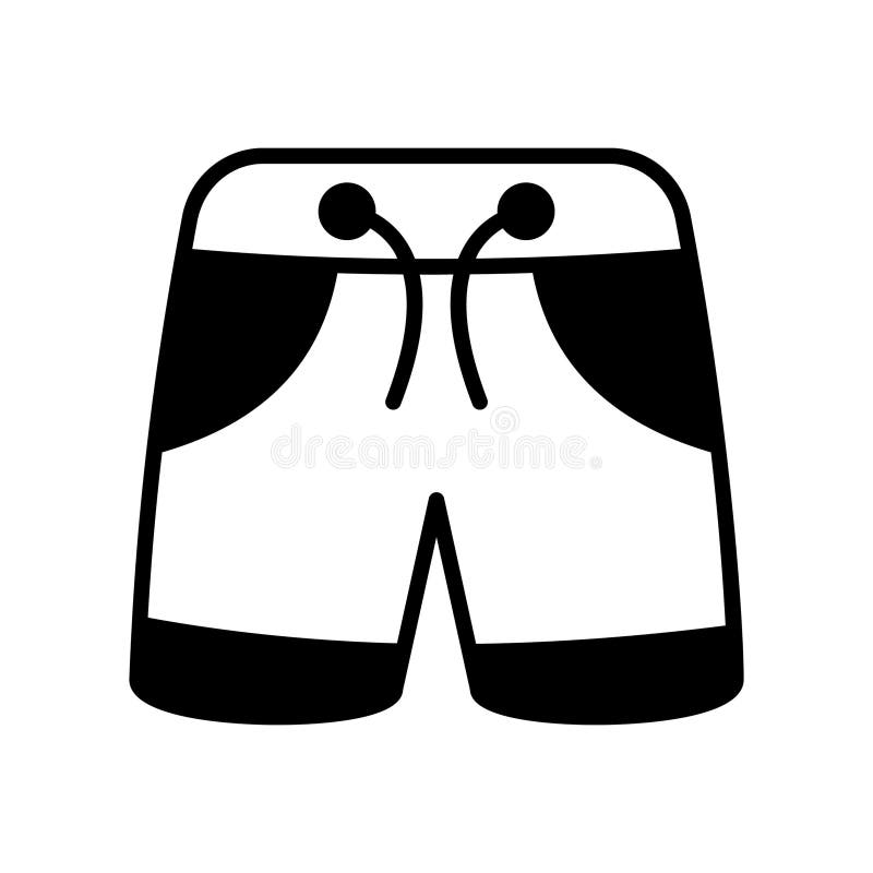 Shorts Icon in Modern Style, Beachwear Vector Stock Vector ...