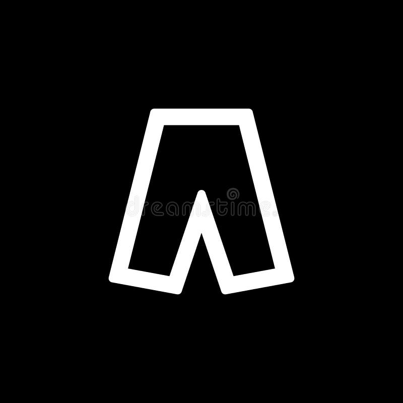 Shorts Icon for Simple Flat Style Ui Design Stock Vector - Illustration ...