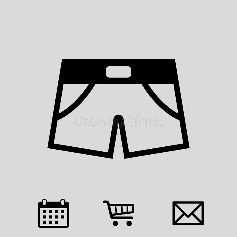 Shorts Icon Stock Vector Illustration Flat Design Stock Vector ...