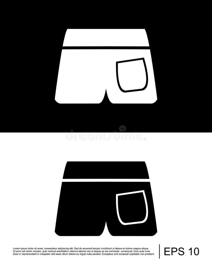 Shorts Icono Vector Logo Plantilla Ilustración del Vector - Ilustración ...