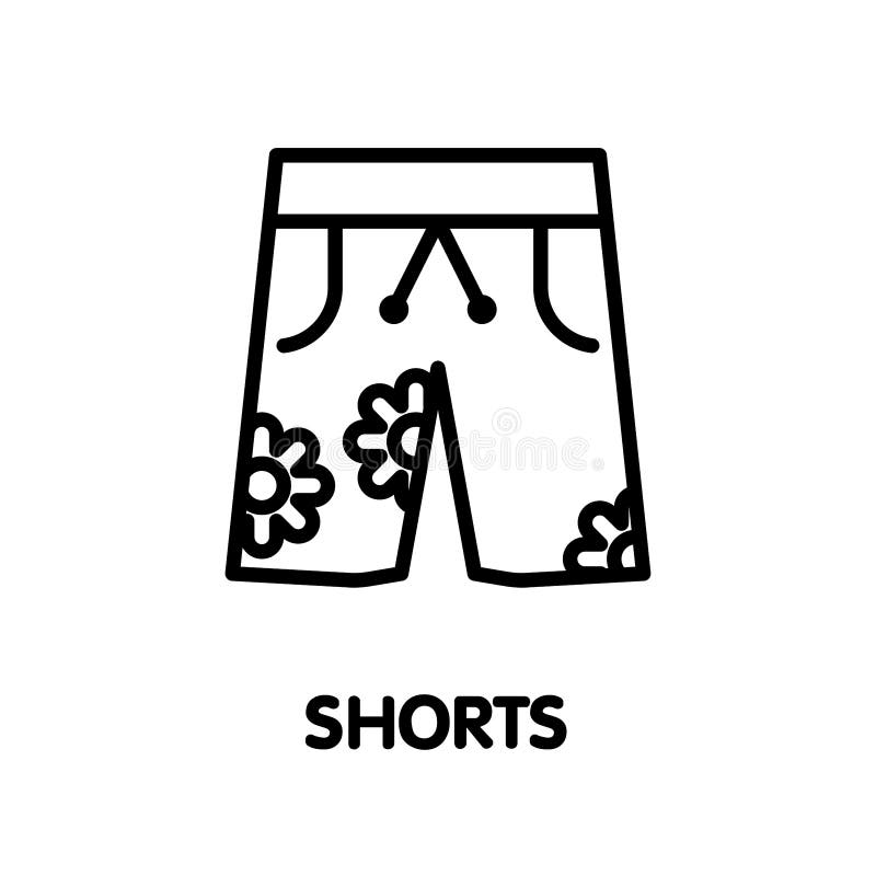 Shorts Outline Stock Illustrations – 5,410 Shorts Outline Stock ...