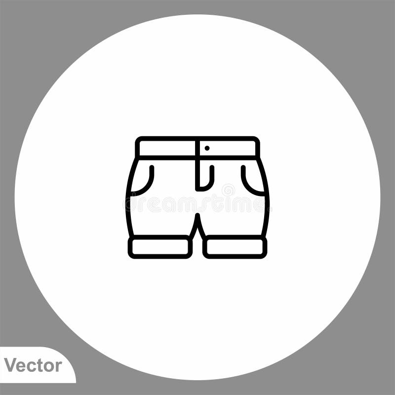 Swim Shorts Vector Flat Template Stock Illustrations – 158 Swim Shorts ...