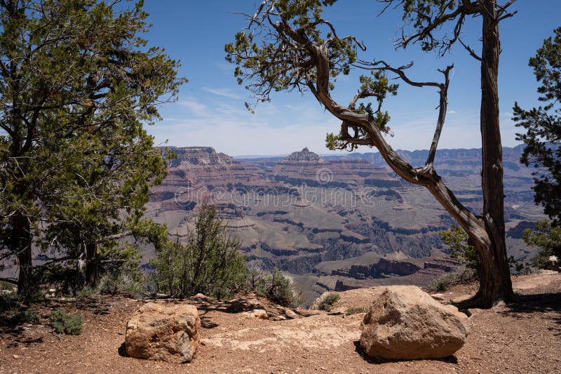 Shoshone Point, Grand Canyon, Arizona, USA. Stock Image - Image of ...