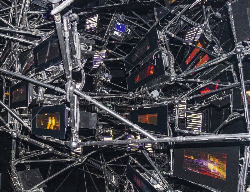 Shot of an Abstract Futuristic Installation. Concept Stock Image ...